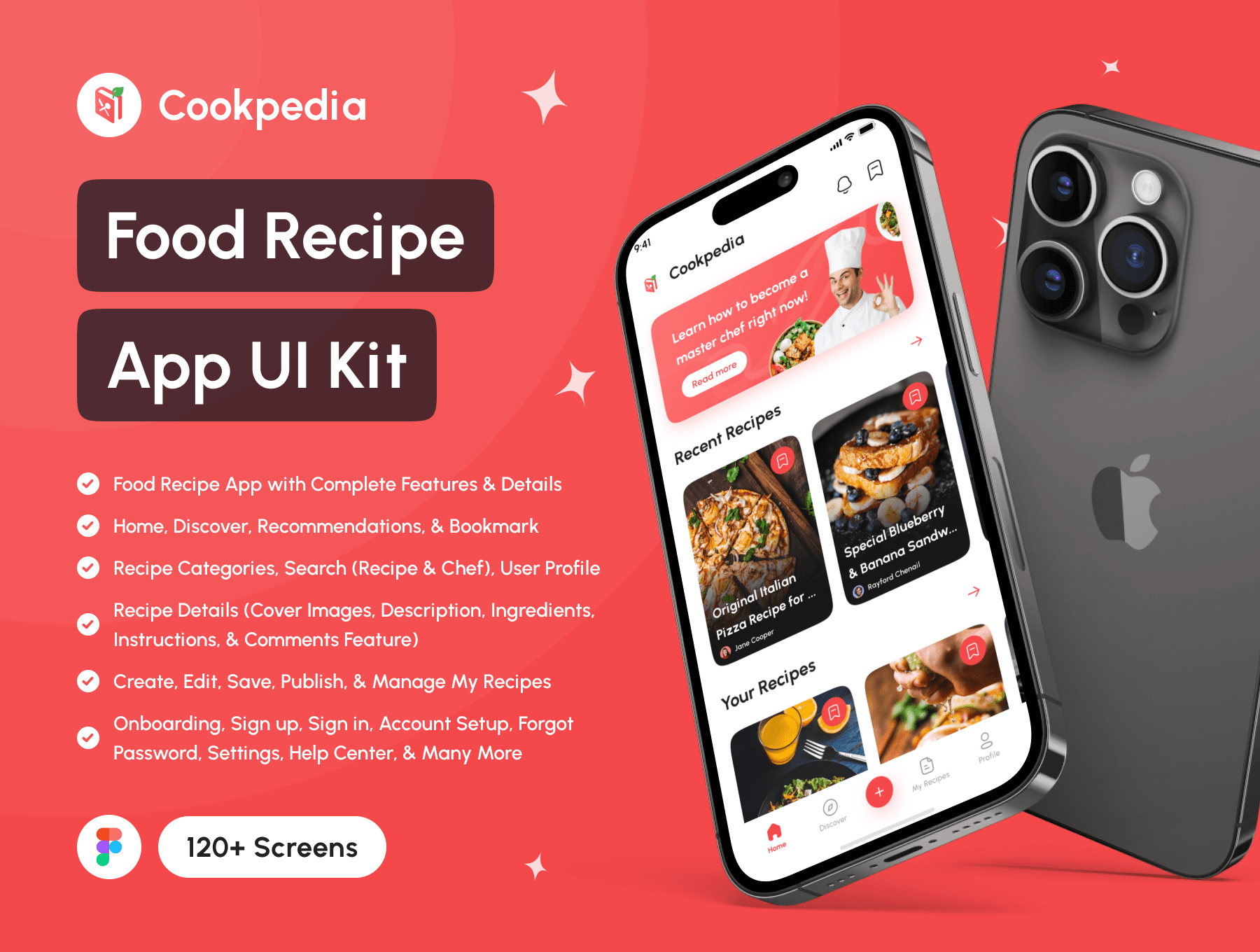 Food Recipe App UI Kit UI Kits — UI Custom Food Recipe App UI Kit UI Kits — UI Custom
