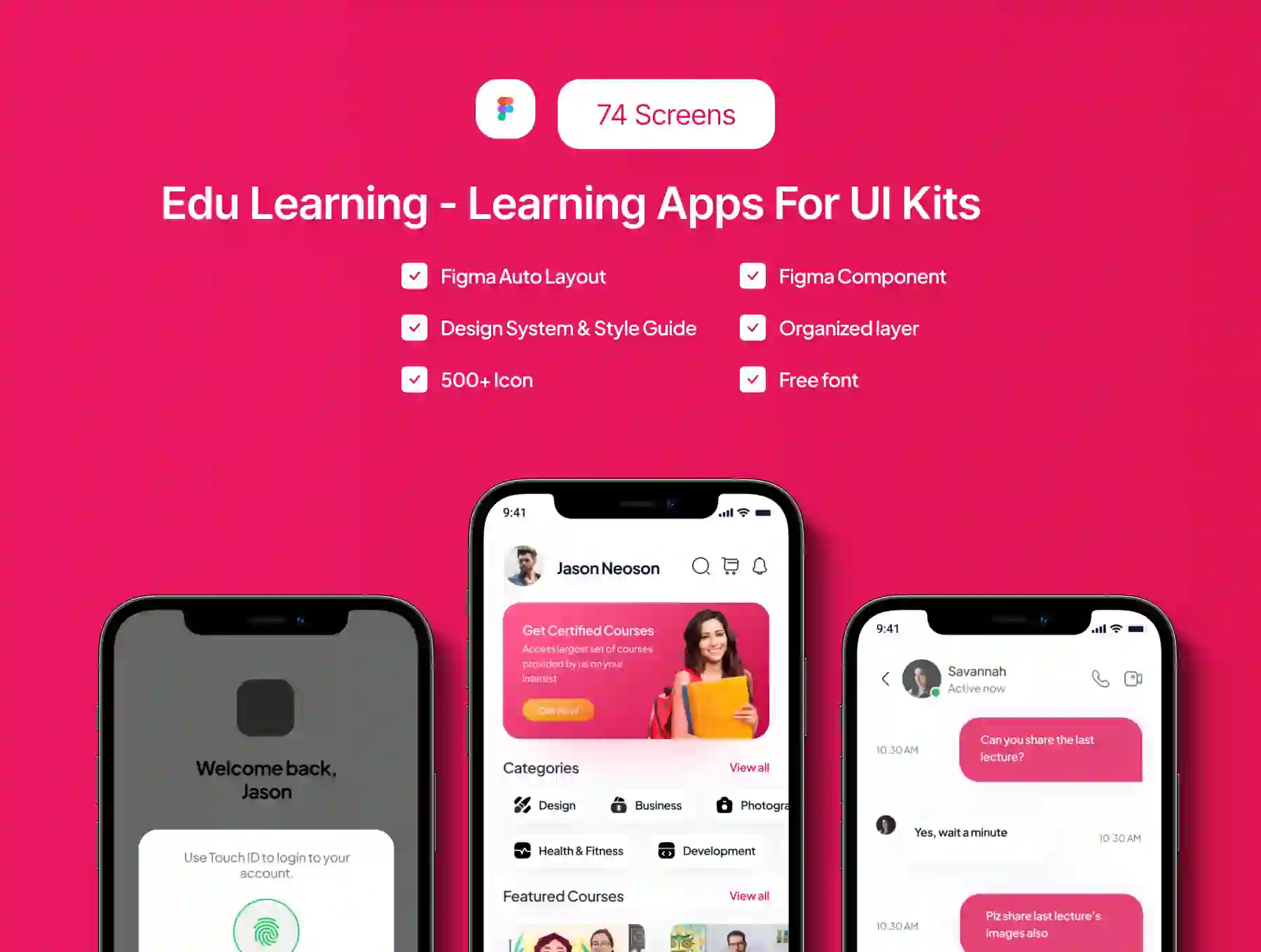 Edu Learning UI Kits — UI Custom