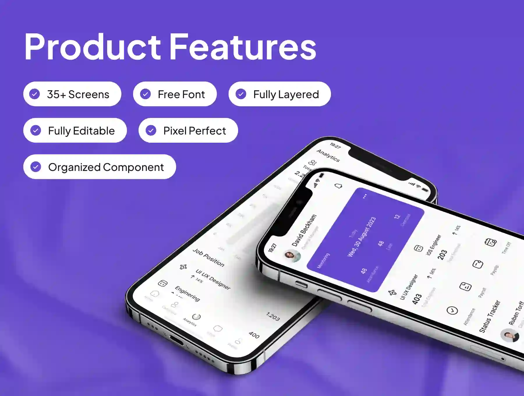 HR Management App UI Kit UI Kits — UI Custom HR Management App UI Kit UI Kits — UI Custom