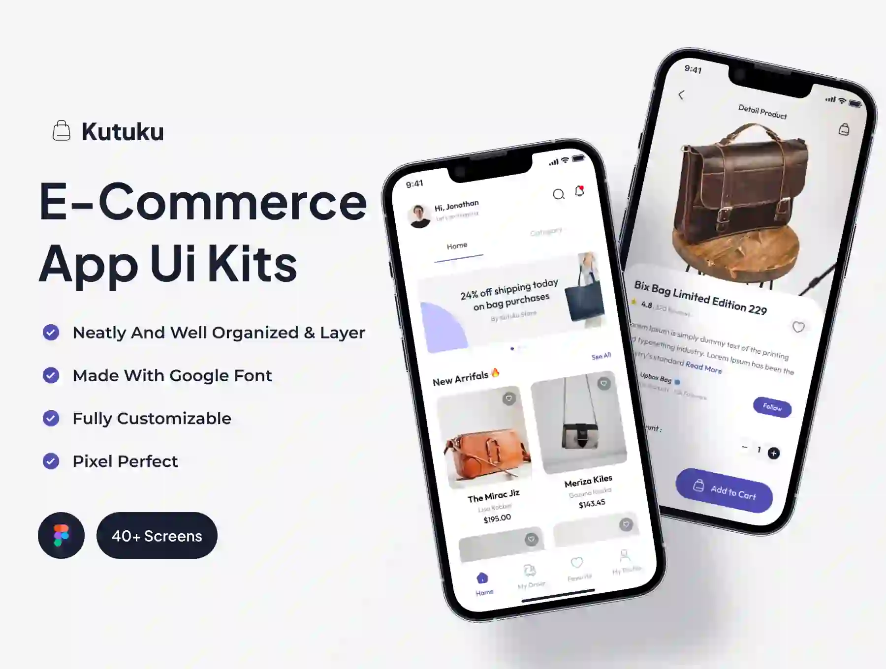 Kutuku - E-Commerce App Ui Kits UI Kits — UI Custom
