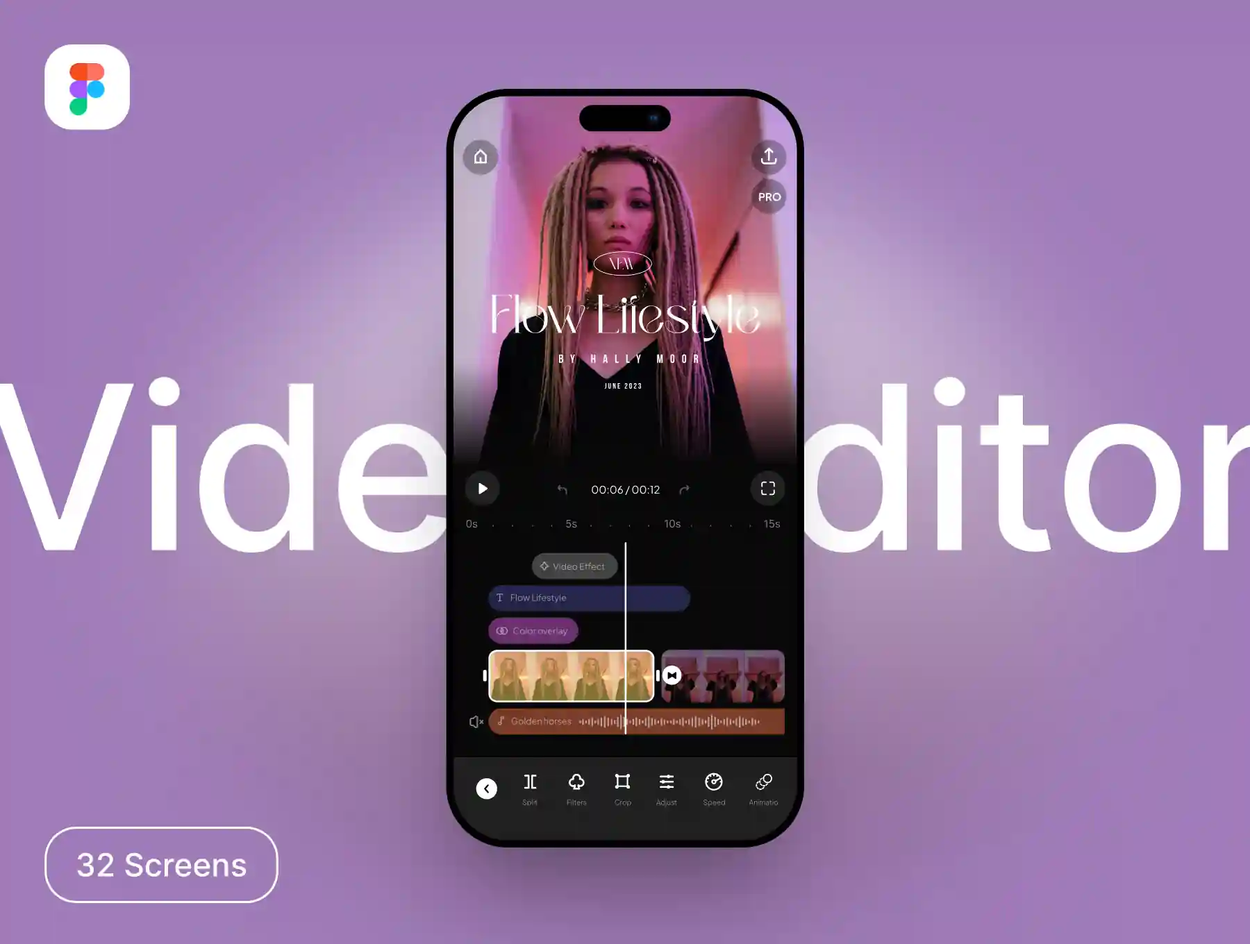Video editor UI Kits — UI Custom