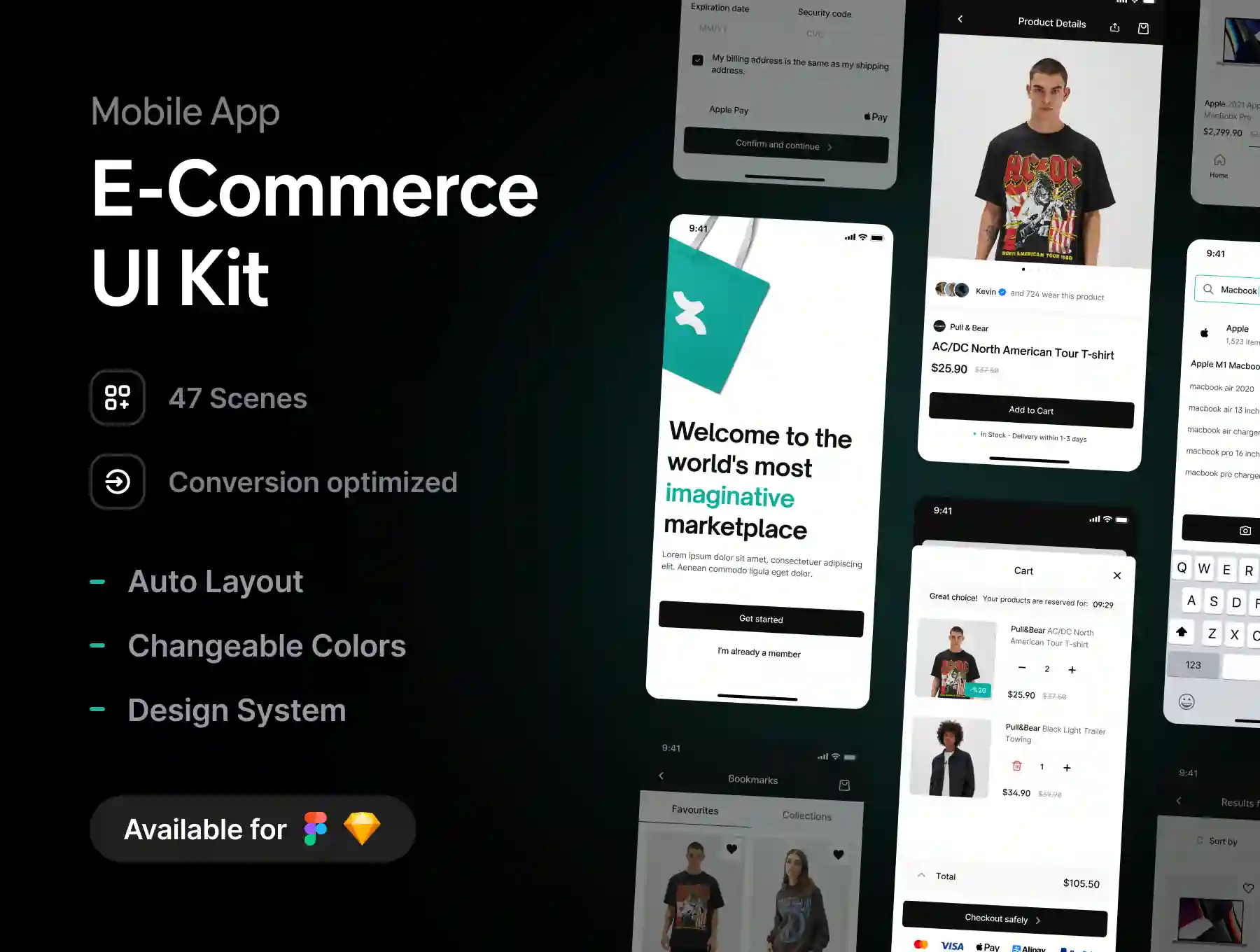 E-Commerce Mobile App UI Kit UI Kits — UI Custom